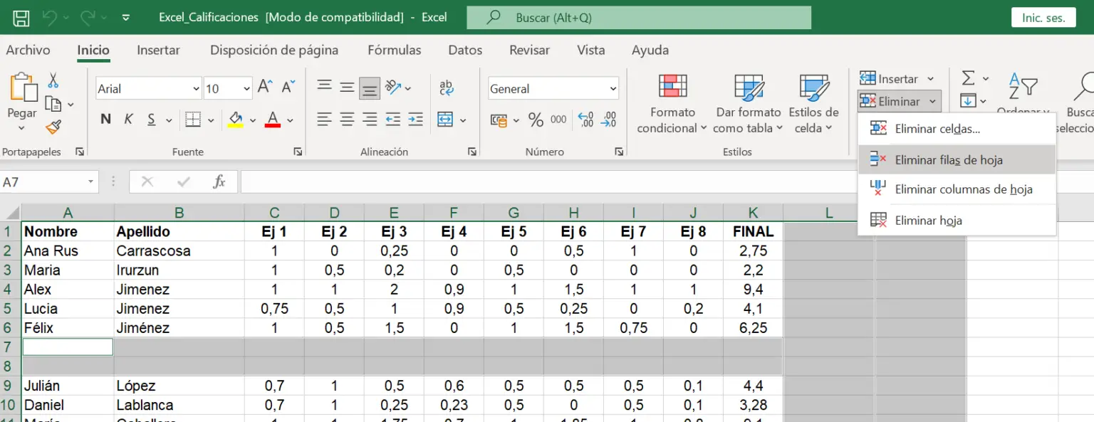 Cómo Eliminar filas en blanco EXCEL y quitar repetidos Cómo Eliminar filas en blanco EXCEL y quitar repetidos